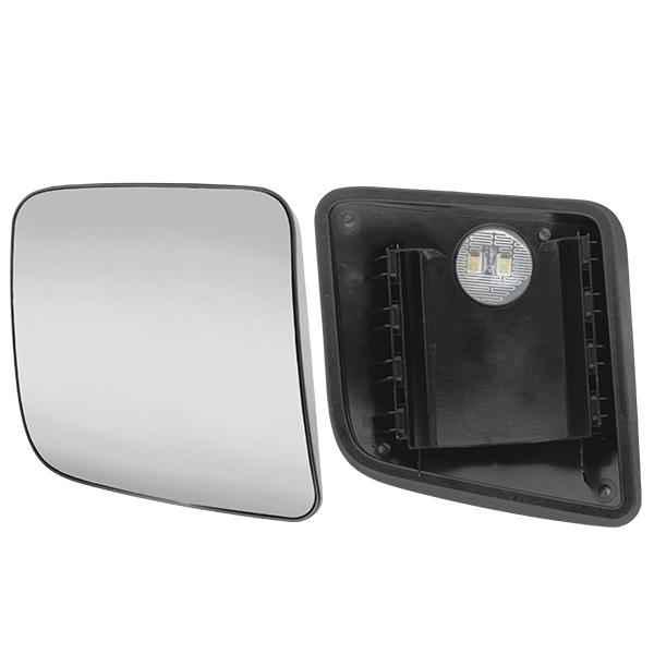 Base com Vidro Espelho Retrovisor Auxiliar LE MB New Actros/Arocs 2021/ ...